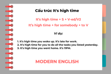 Cấu trúc it's high time: ý nghĩa, cách dùng và bài tập (lời giải)